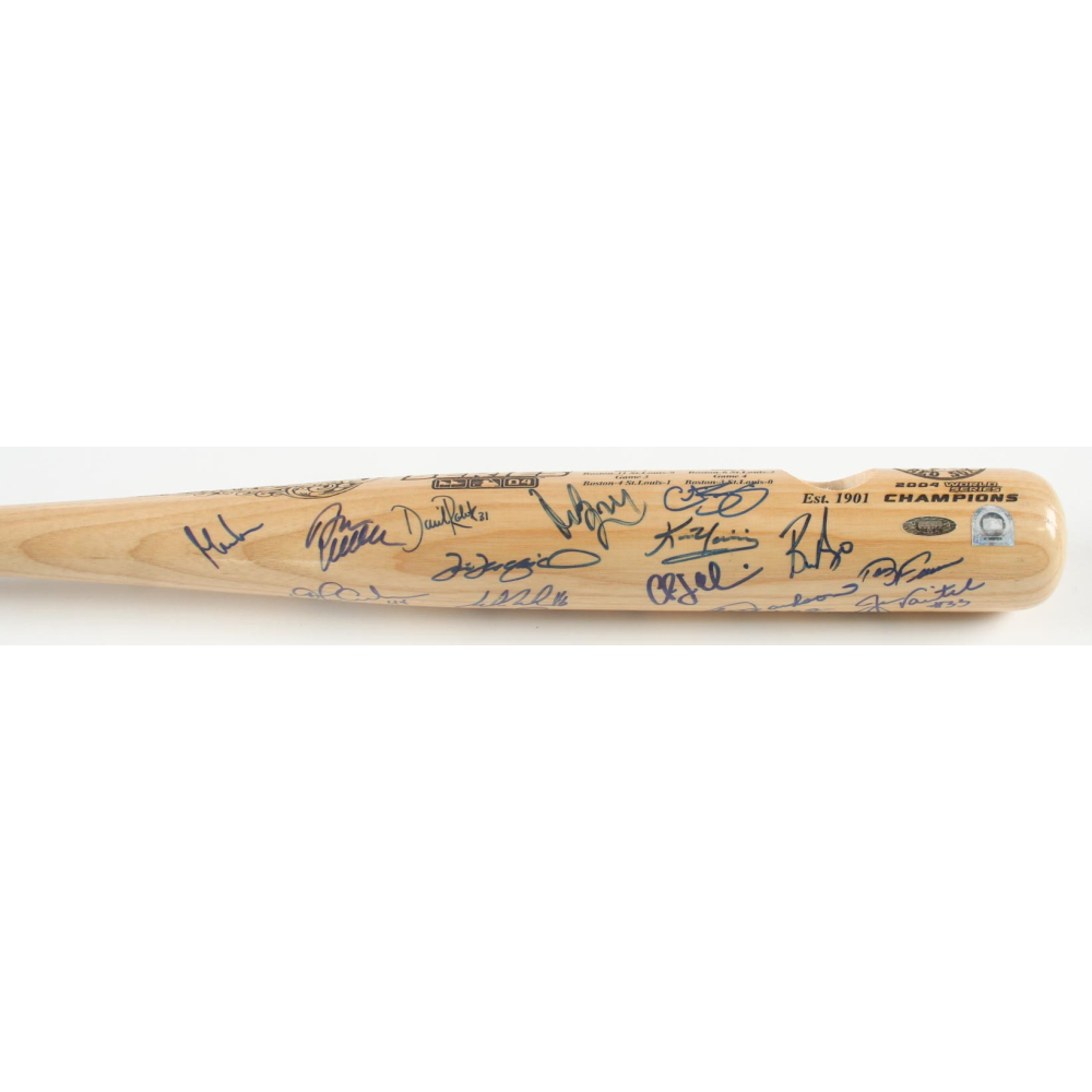 2004 Red Sox World Series Champions Commemorative Baseball Bat Team ...