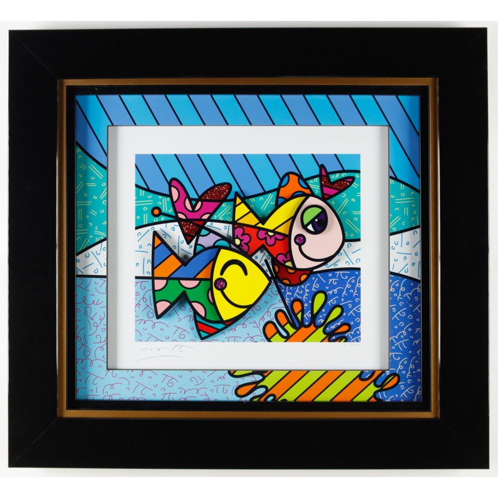 "Happy Journey" 2019 LE Custom Framed Sculptograph Display by Romero ...