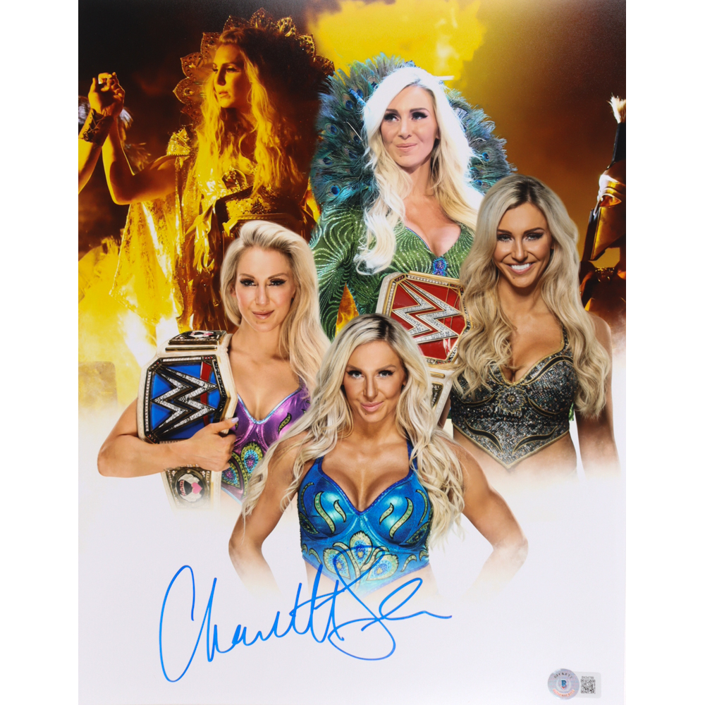 Charlotte Flair Signed WWE 11x14 Photo (Beckett) | Pristine Auction