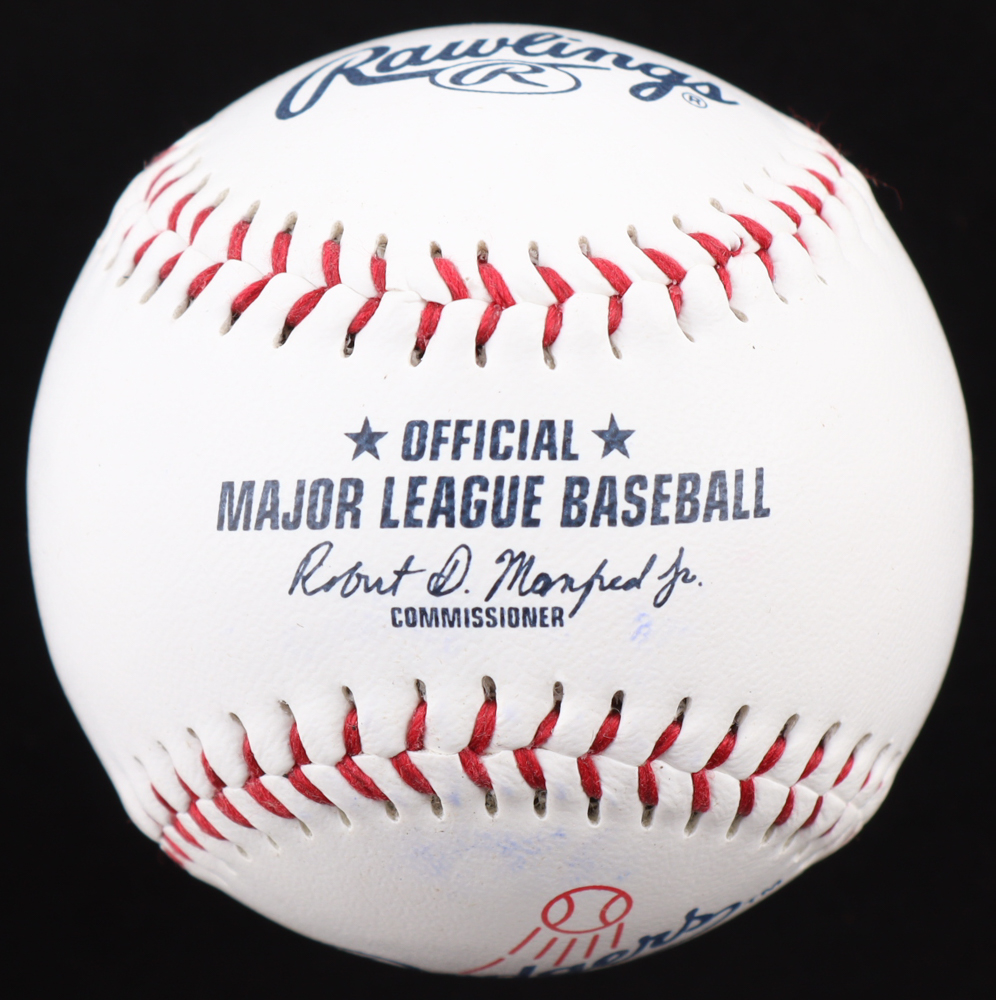 Eric Gagne Signed OML Dodgers Logo Baseball (All World Memorabilia ...