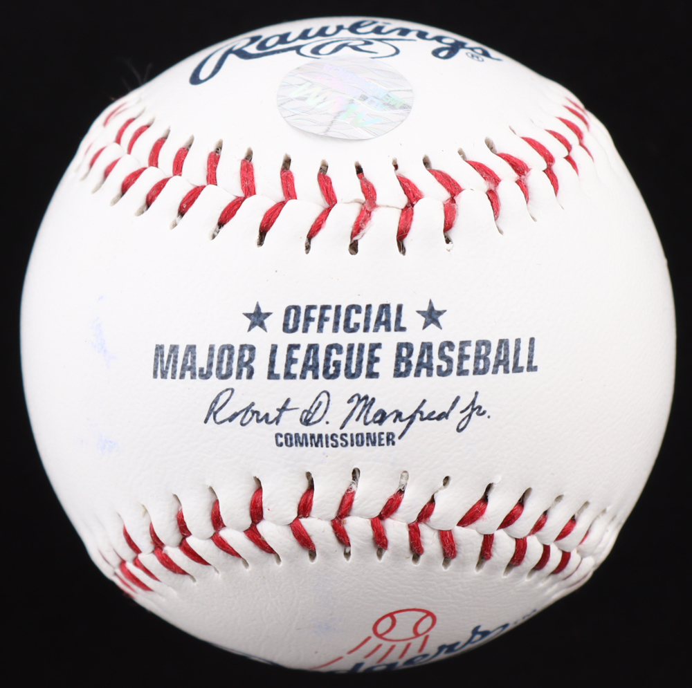 Eric Gagne Signed OML Dodgers Logo Baseball (All World Memorabilia ...