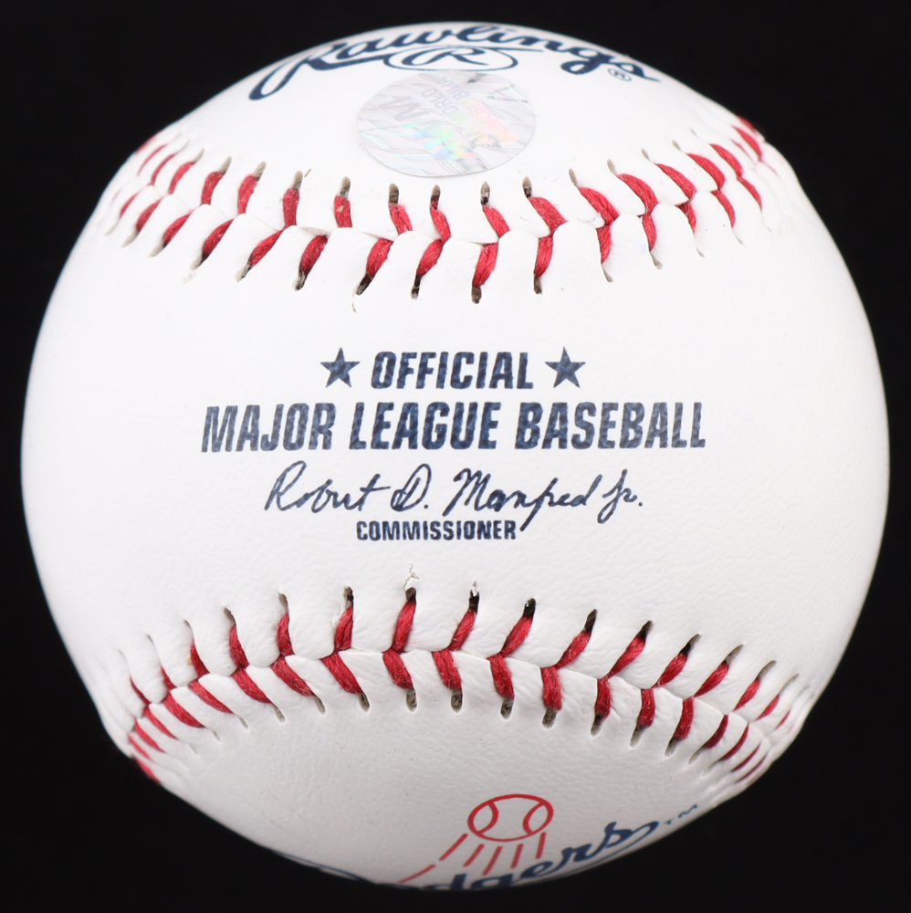 Eric Gagne Signed OML Dodgers Logo Baseball (All World Memorabilia ...