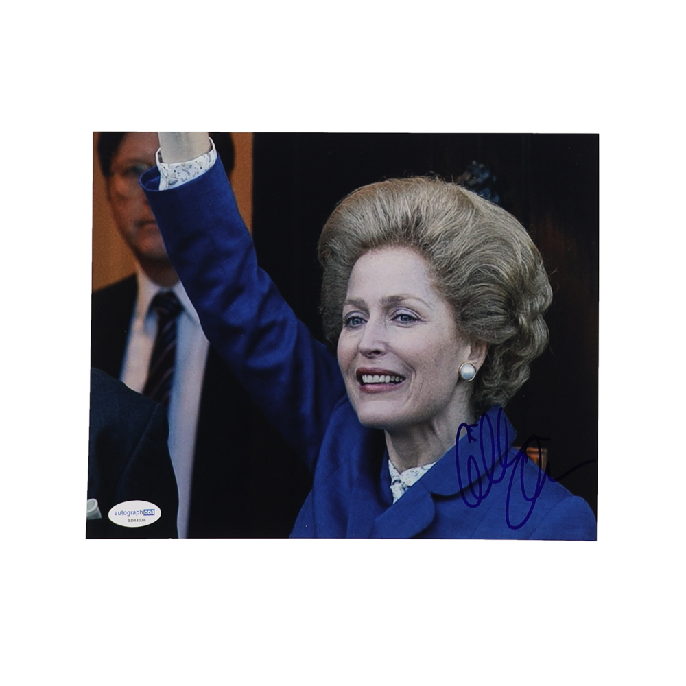 Gillian Anderson Signed "The Crown" 8x10 Photo (AutographCOA ...