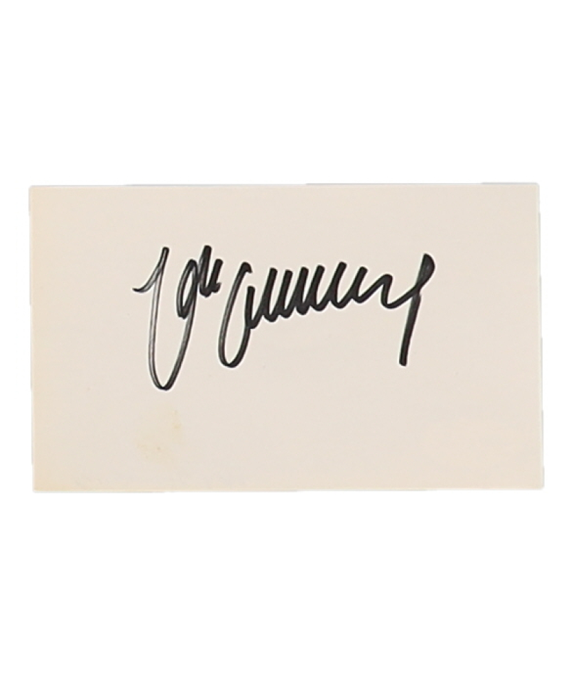 Max Schmeling Signed 3x5 Cut (AutographCOA) | Pristine Auction