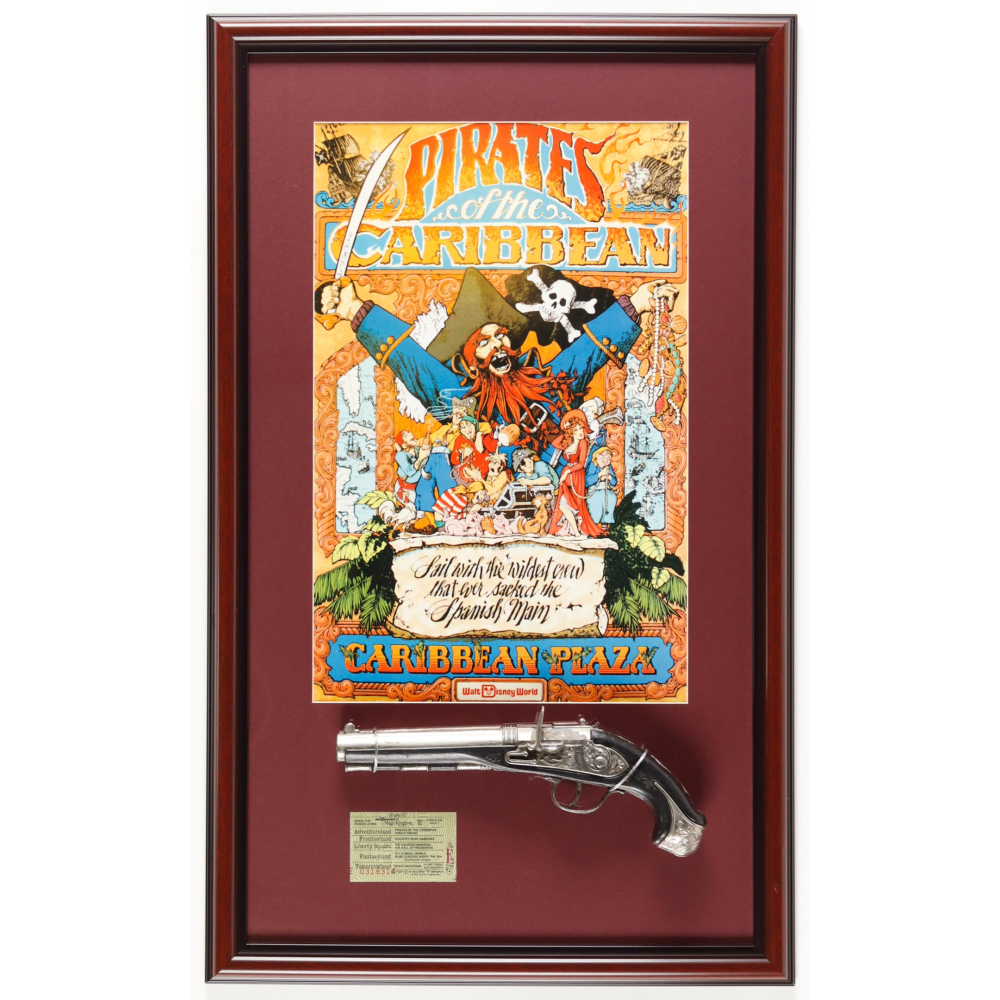 Disneyland "Pirates of the Caribbean" Custom Framed Poster Print ...