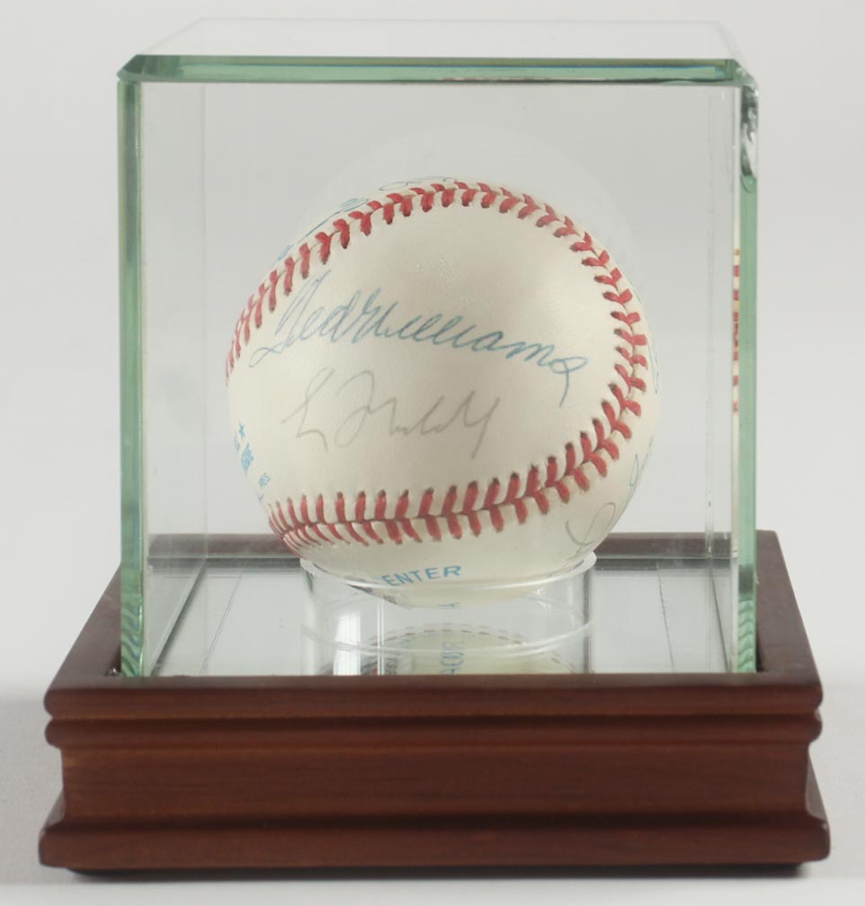 Baseball Legends OAL Baseball Signed by (12) With Ted Williams, Greg ...