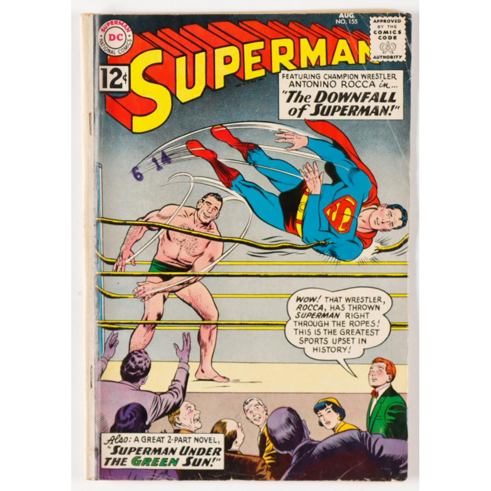 1962 "Superman" Issue #155 DC Comic Book | Pristine Auction