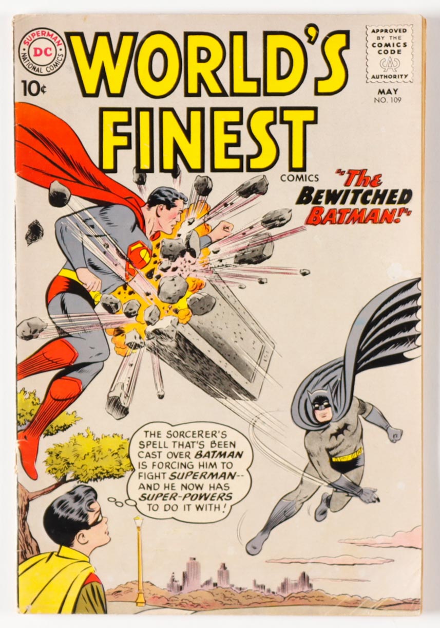 1960 "World's Finest Comics" Issue #109 DC Comic Book | Pristine Auction
