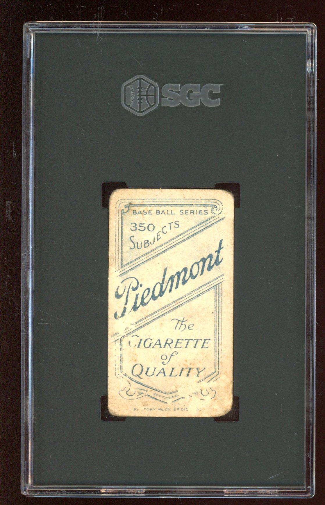 Frank Isbell T206 Piedmont Cigarettes (SGC 1) | Pristine Auction