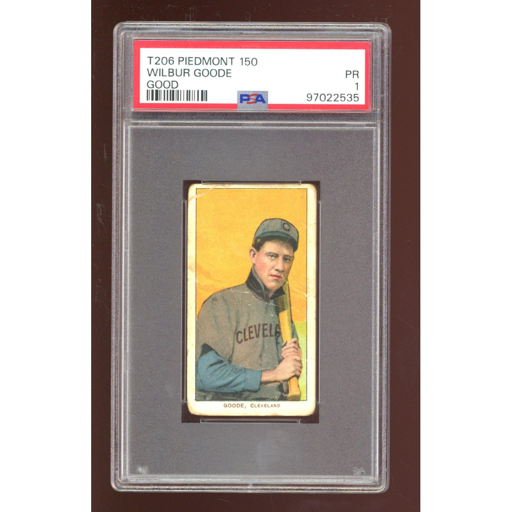 Wilbur Goode T206 Piedmont 150 (PSA 1) | Pristine Auction