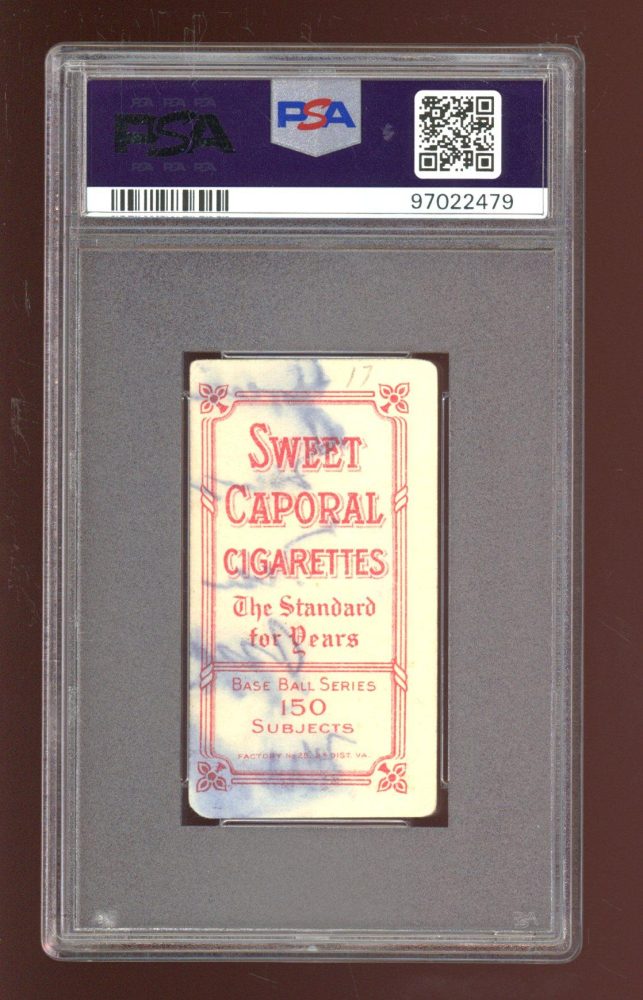 Patsy Dougherty T206 Sweet Caporal Portrait 150/25 (PSA 1) (MK ...