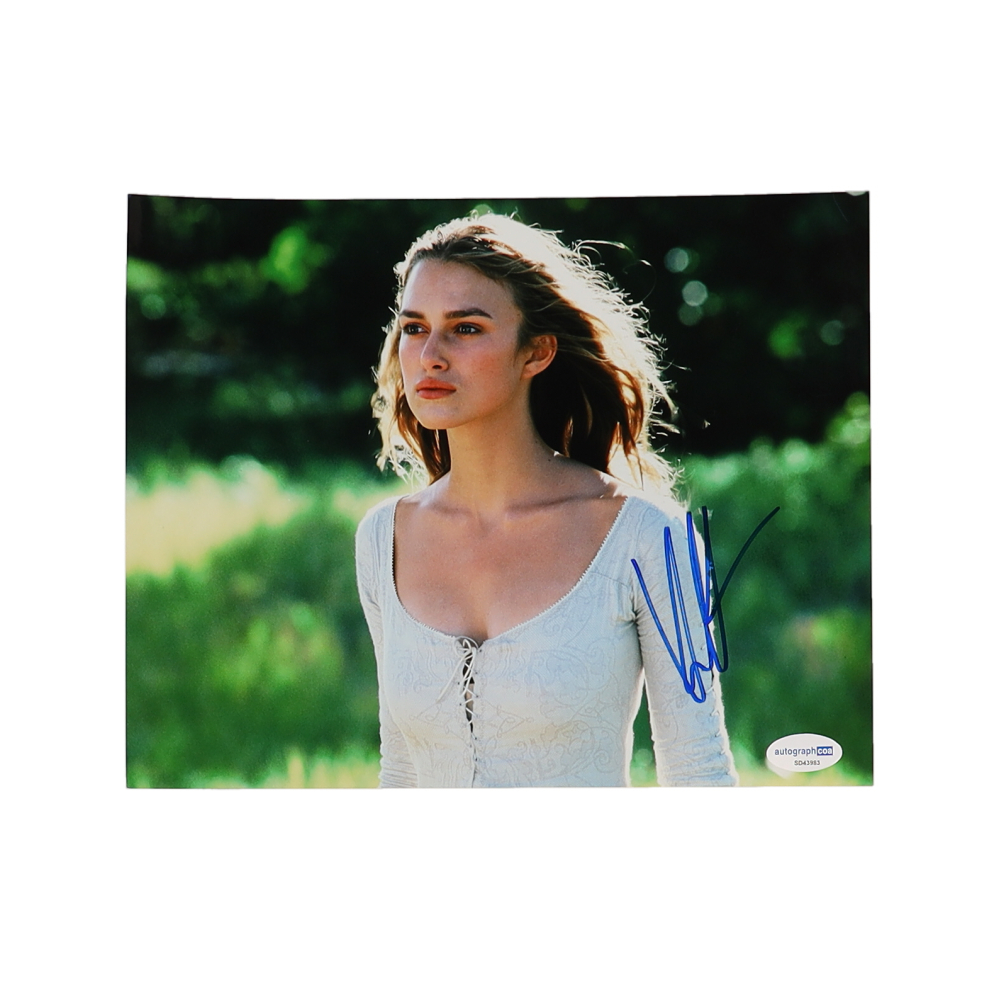 Keira Knightley Signed "Pirates of the Caribbean" 8x10 Photo ...