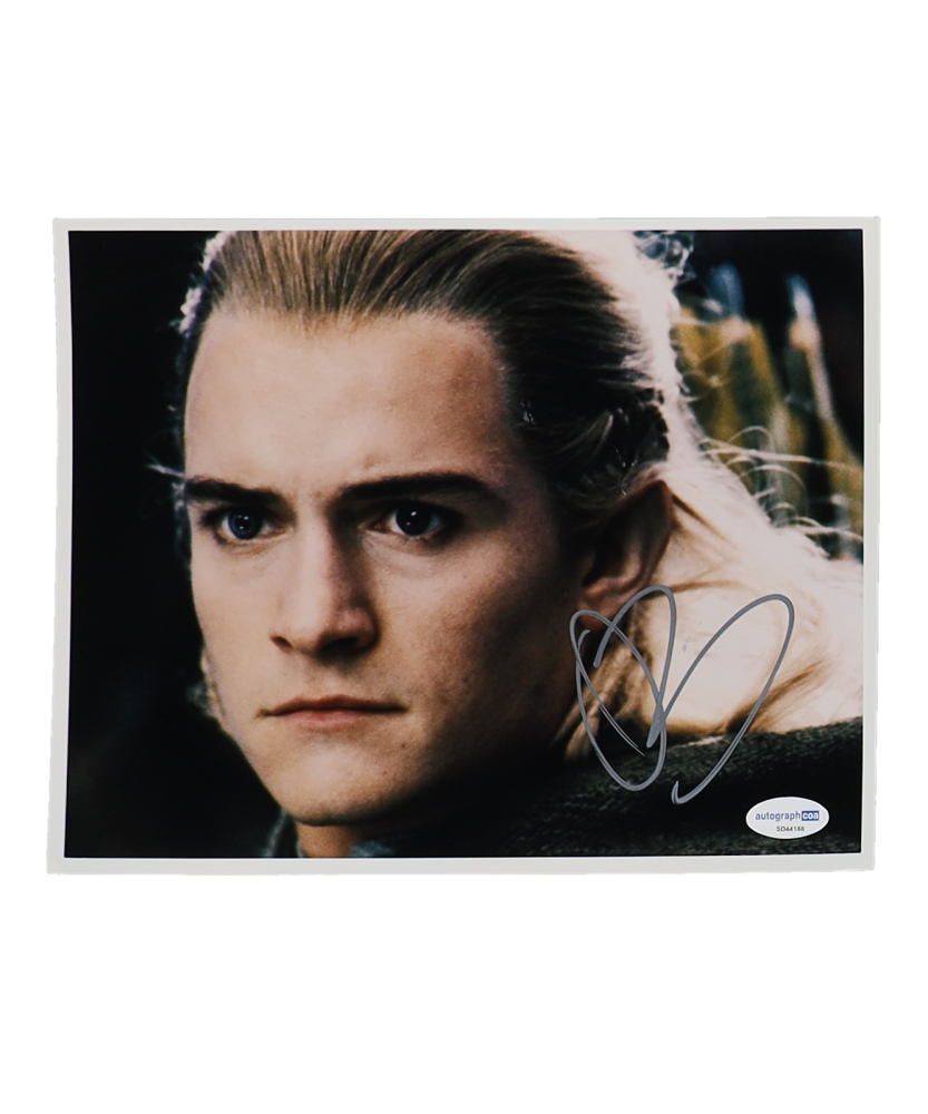 Orlando Bloom Signed "The Lord of the Rings" 8x10 Photo (AutographCOA ...
