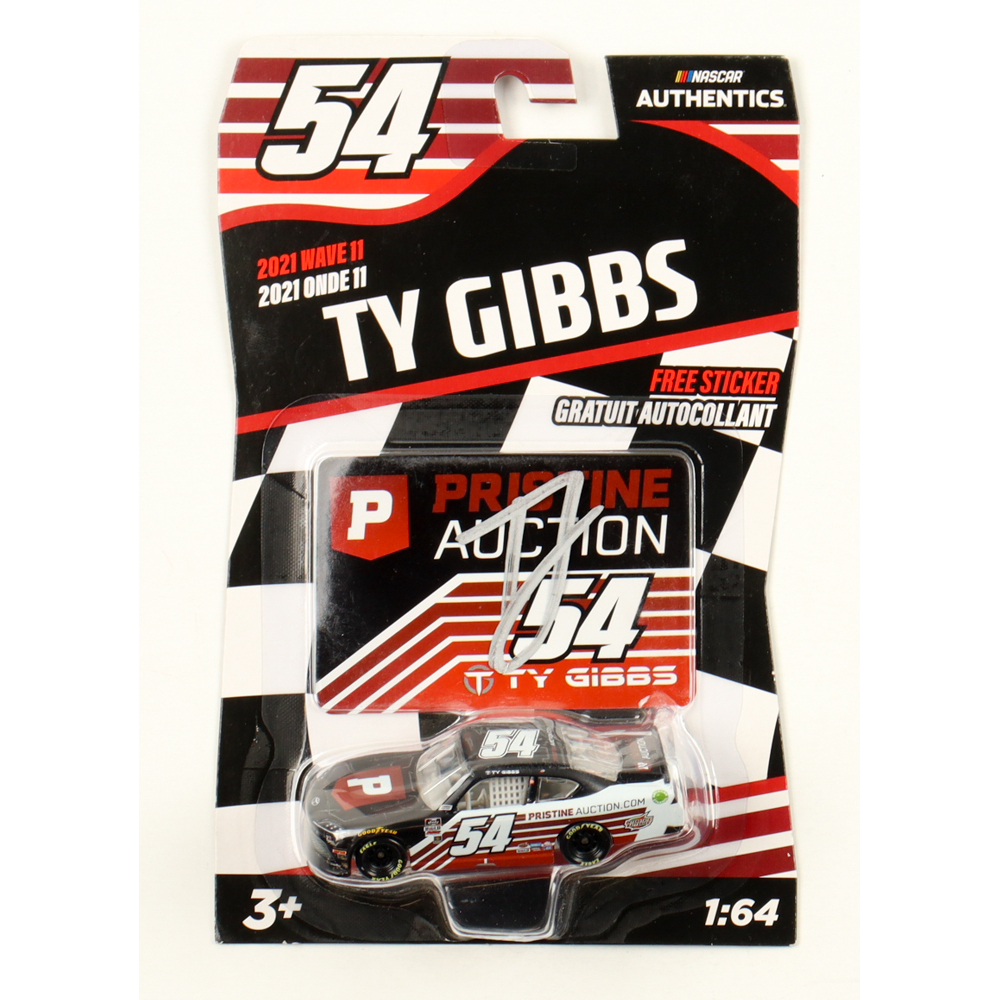 Ty Gibbs Signed 2021 NASCAR #54 Pristine Auction Toyota Supra - 1:64 ...