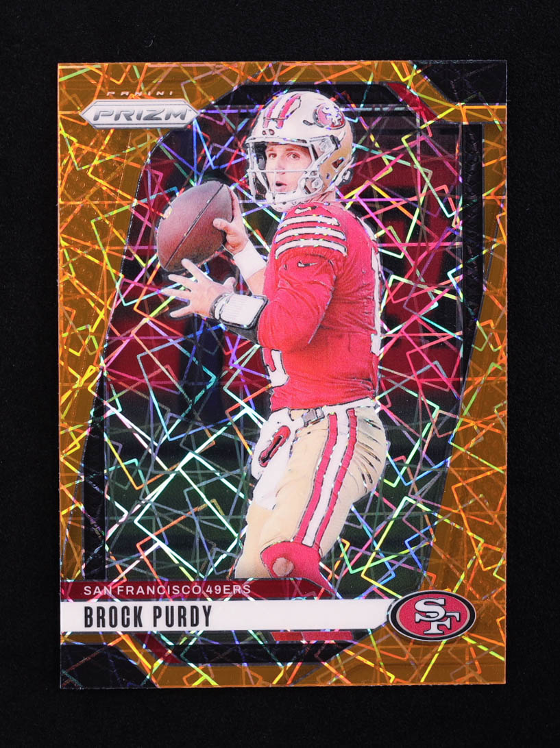 Brock Purdy 2024 Panini Prizm Prizms Orange Lazer #249 | Pristine Auction