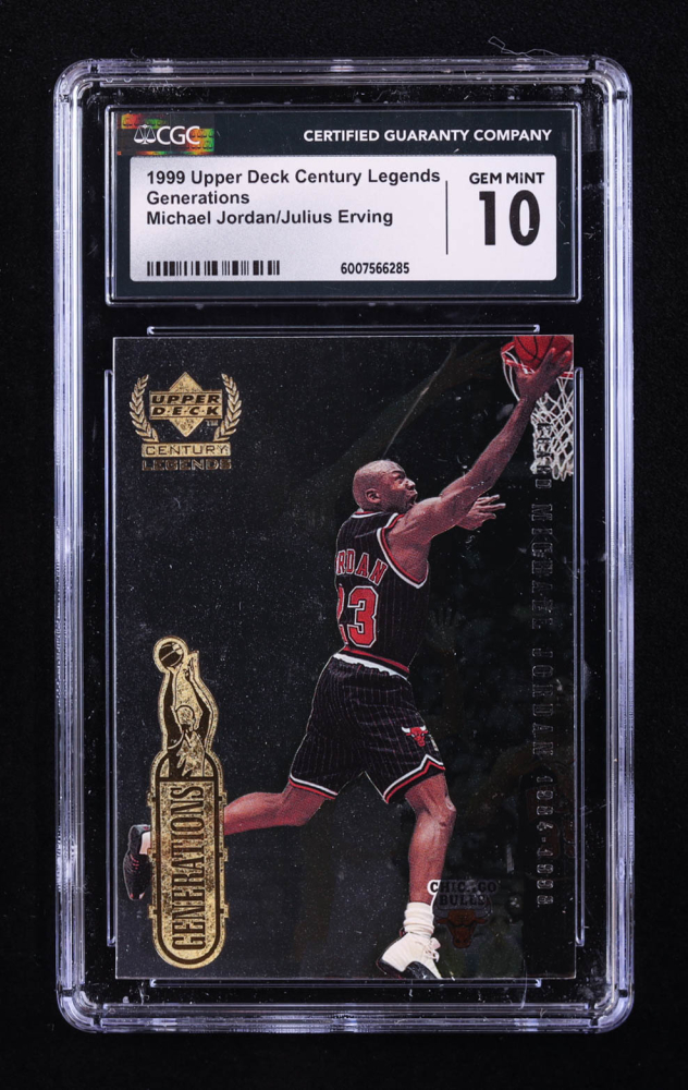 Michael Jordan / Julius Erving 1999 Upper Deck Century Legends ...