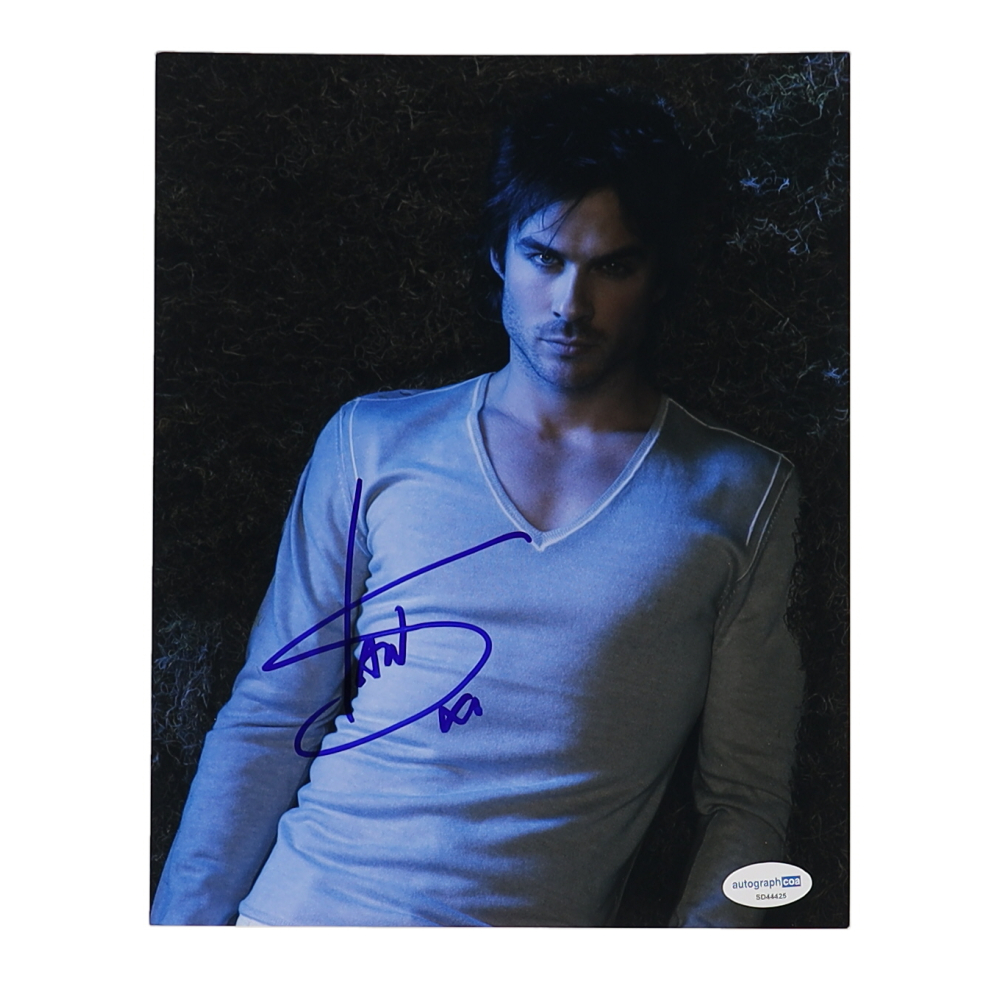 Ian Somerhalder Signed "The Vampire Diaries" 8x10 Photo (AutographCOA ...