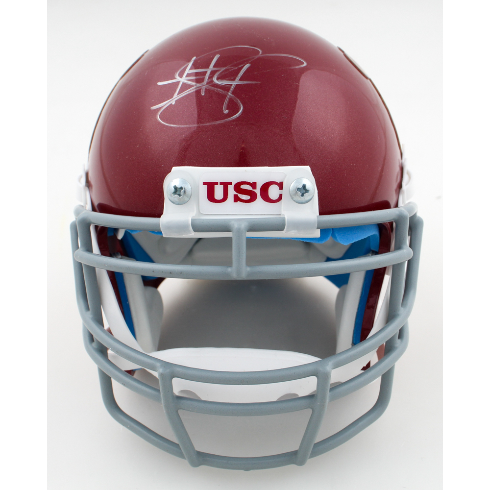 Troy Polamalu Signed USC Trojans Mini Helmet (JSA) | Pristine Auction