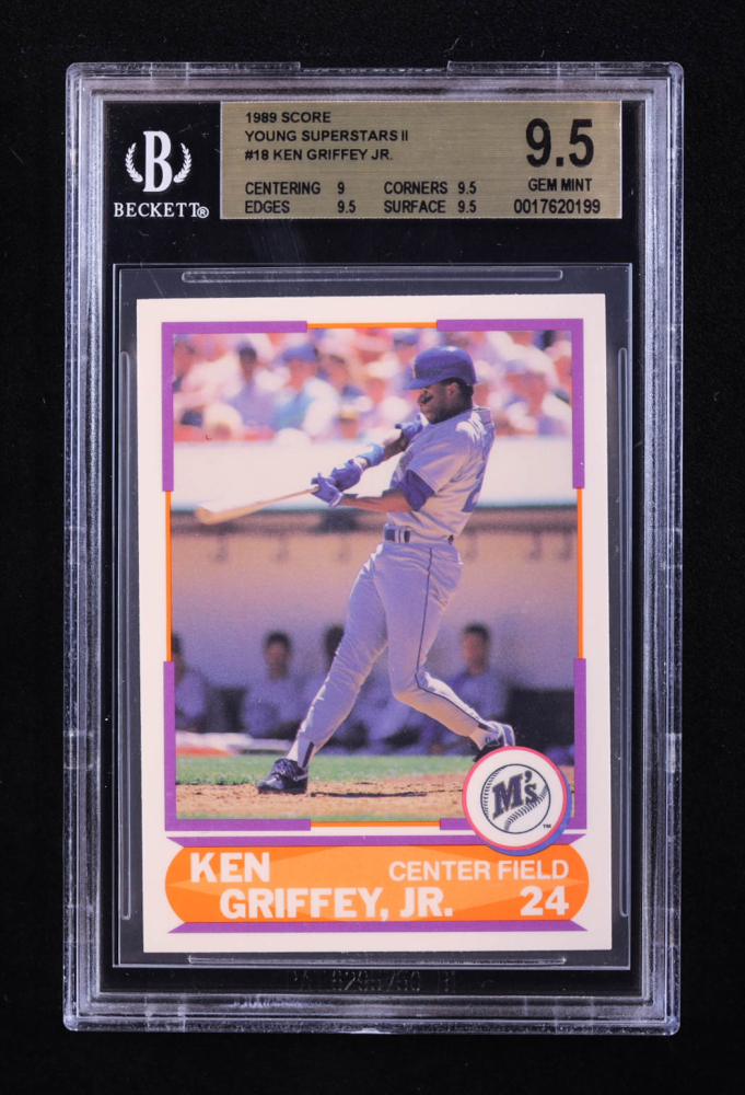 Ken Griffey Jr. 1989 Score Young Superstars II #18 RC (BGS 9.5 ...