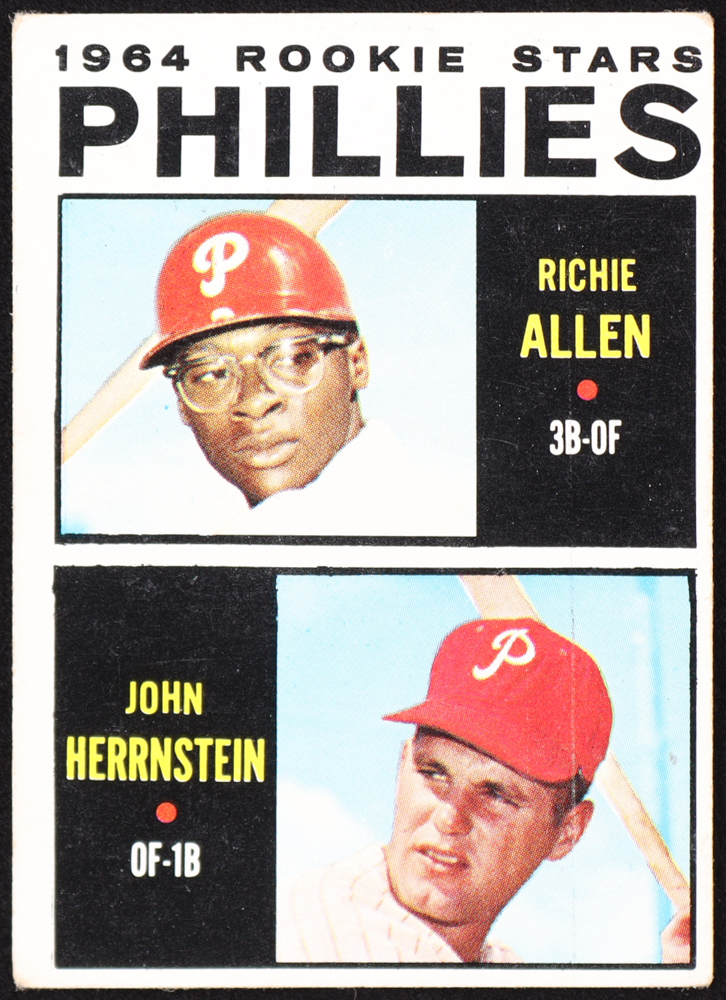 Richie Allen / John Herrnstein 1964 Topps Rookie Stars #243 RC ...