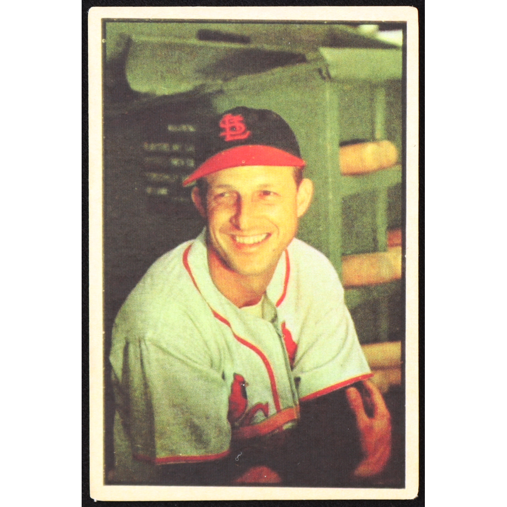 Stan Musial 1953 Bowman Color #32 Reprint | Pristine Auction