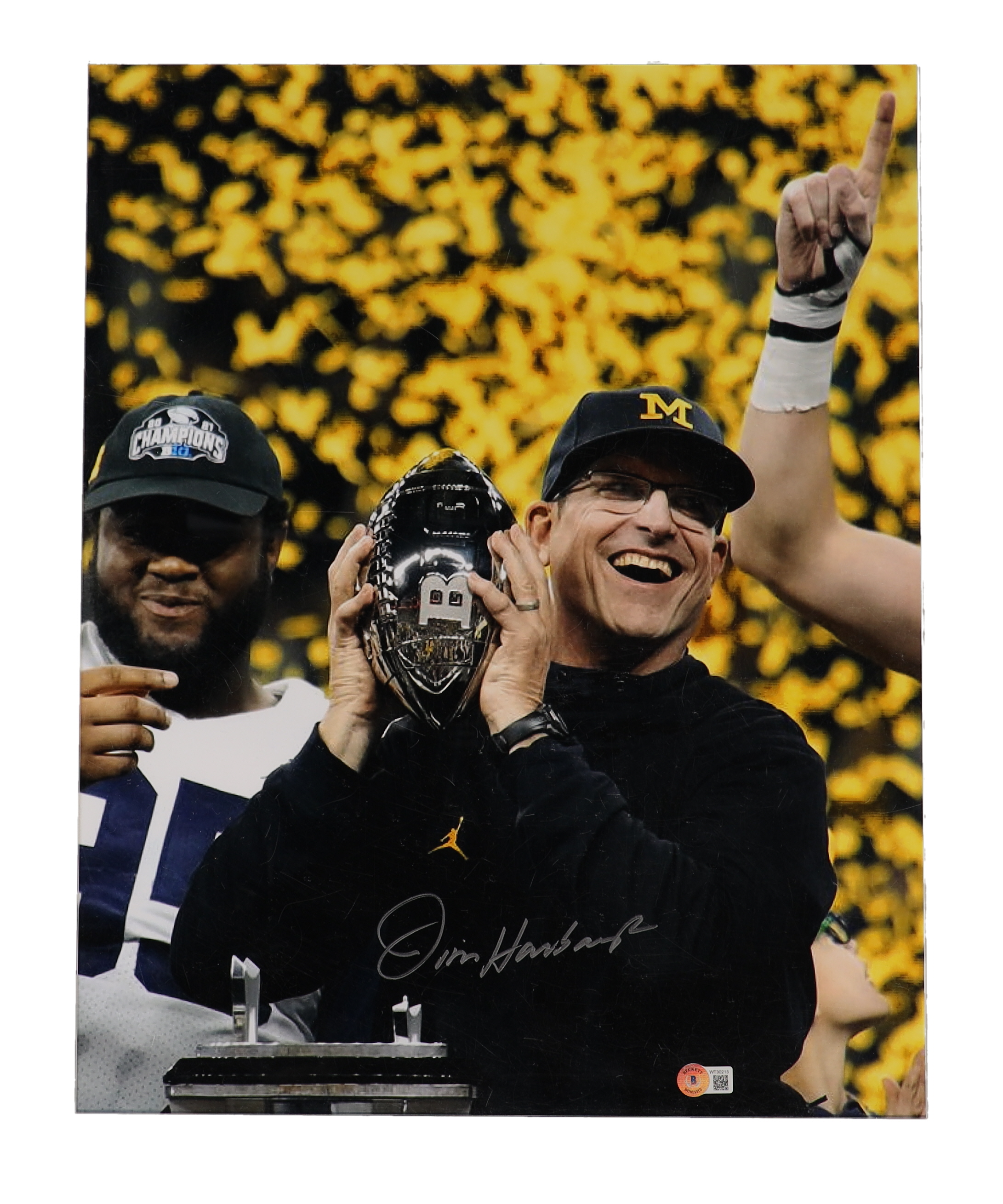 Jim Harbaugh Signed Michigan Wolverines 16x20 Photo (Beckett ...
