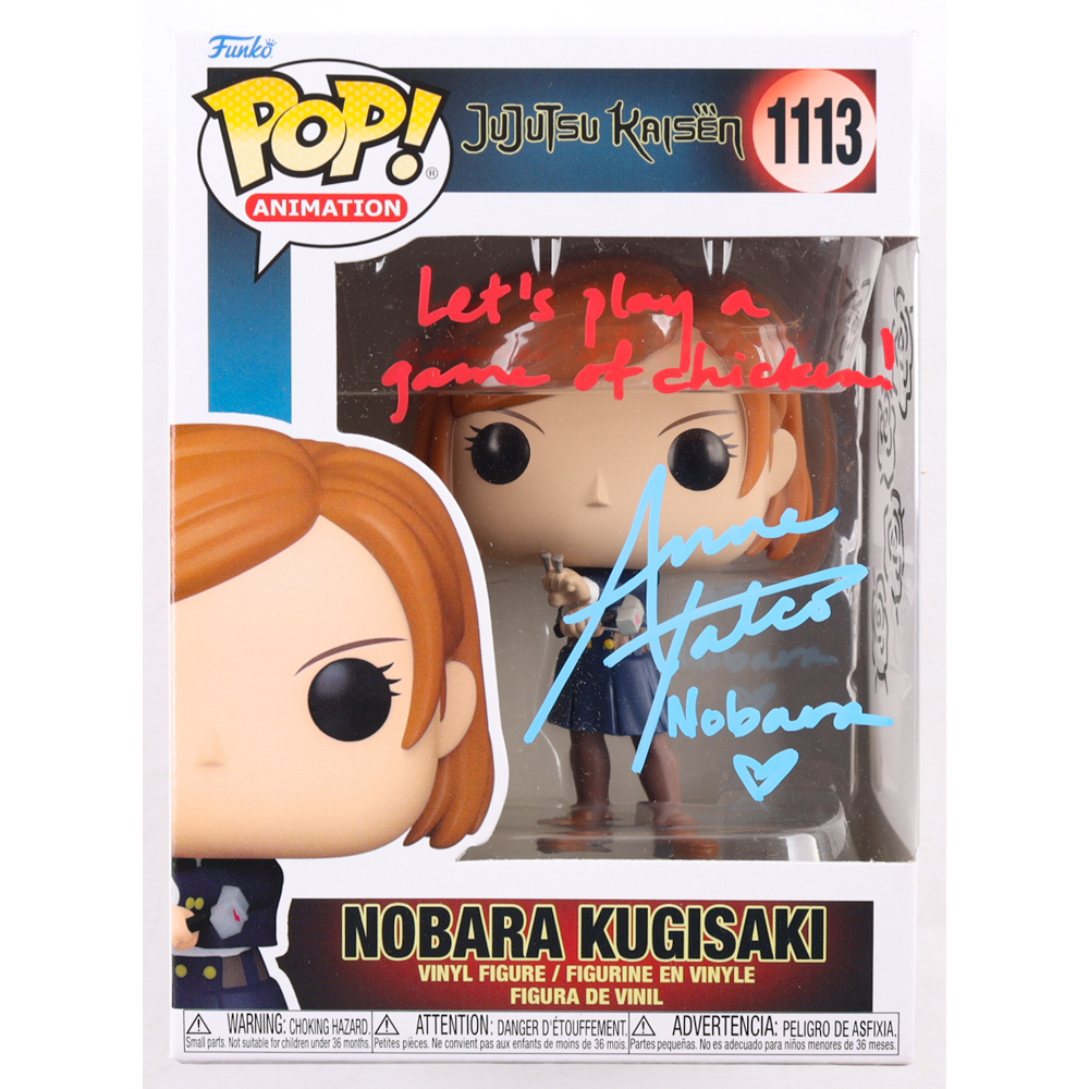 Anne Yatco Signed "Jujutsu Kaisen" #1113 Nobara Kugisaki Funko Pop ...
