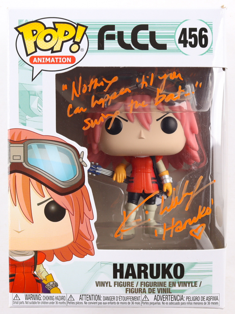 Kari Wahlgren Signed "FLCL" #456 Haruko Funko Pop! Vinyl Figure ...