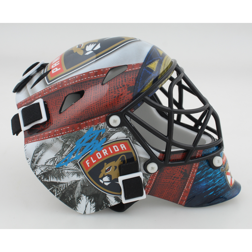 Sergei Bobrovsky Signed Panthers Mini Hockey Goalie Mask (JSA ...