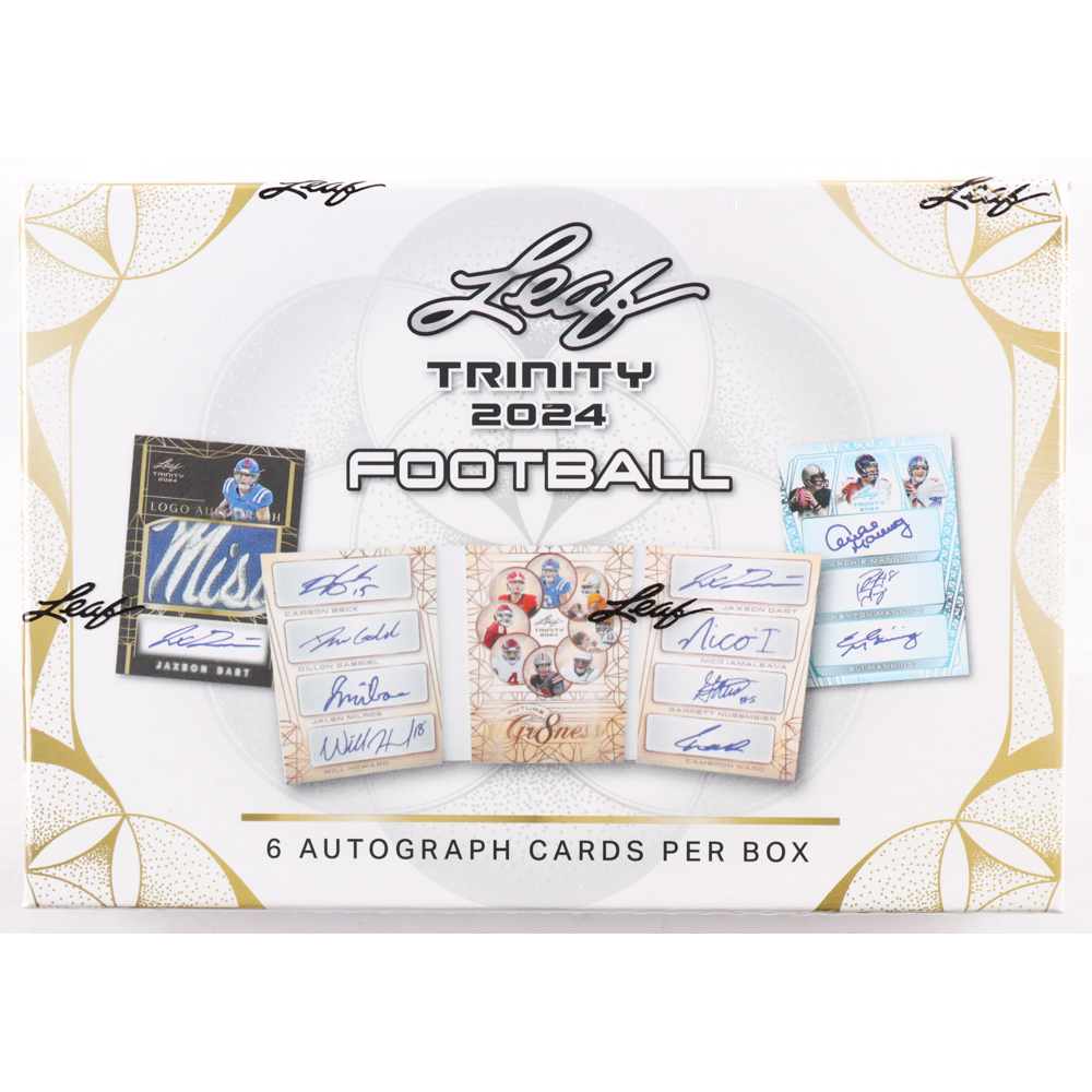 2024 Leaf Trinity Football Hobby Box With (6) Cards | Pristine Auction