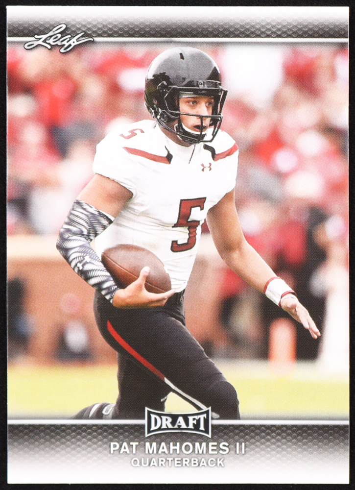 Patrick Mahomes II 2017 Leaf Draft #56 RC | Pristine Auction