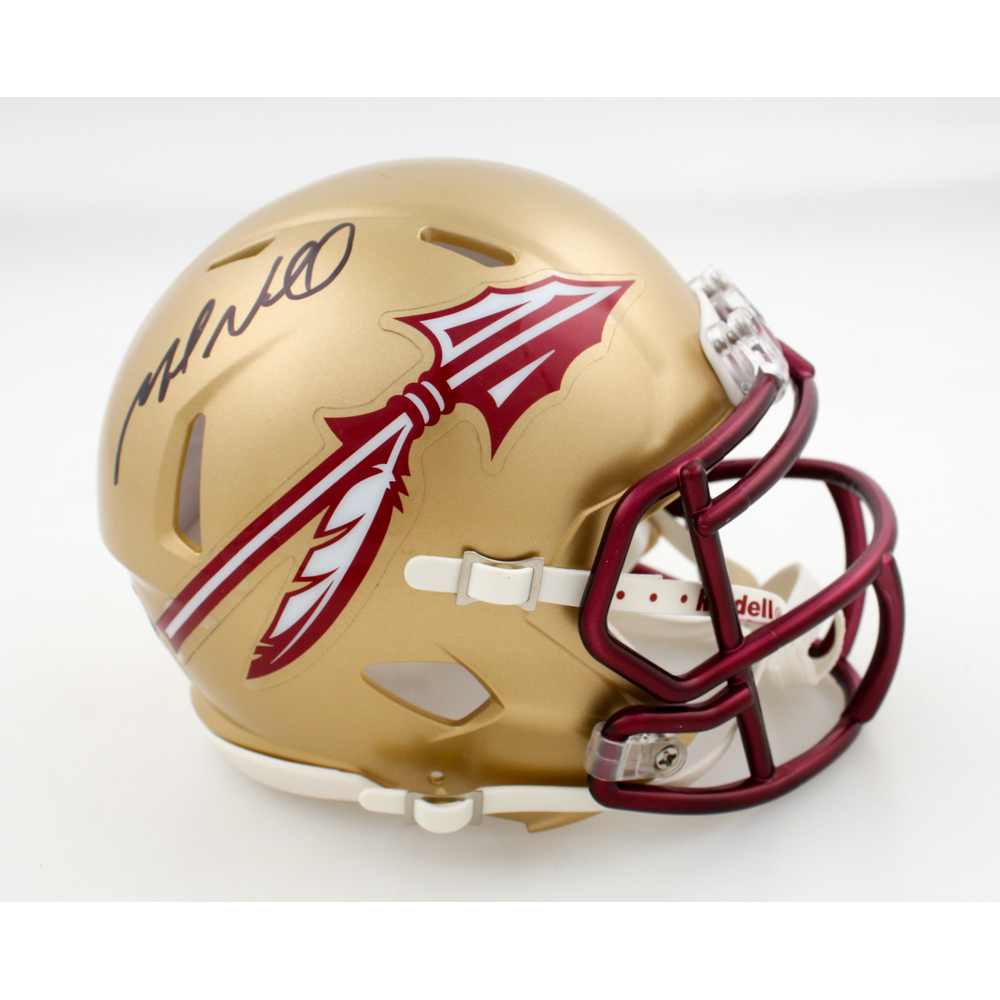 Mike Norvell Signed Florida State Seminoles Speed Mini Helmet (Beckett ...