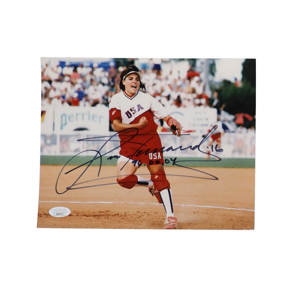 Lisa Fernandez Signed Team USA 8x10 Photo Inscribed "96, 00, 04" (JSA ...