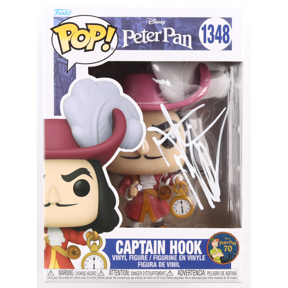 Dustin Hoffman Signed "Peter Pan" #1348 Captain Hook Funko Pop! Vinyl ...