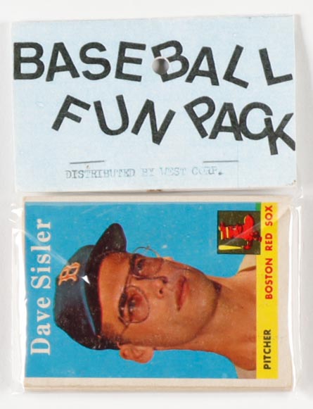 1958 Topps Baseball Card Fun Pack with (10) Cards | Pristine Auction