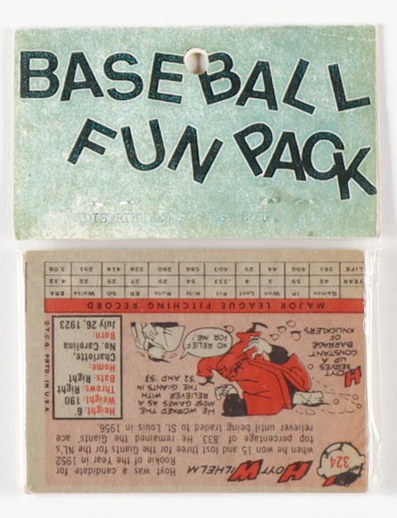1958 Topps Baseball Card Fun Pack with (10) Cards | Pristine Auction