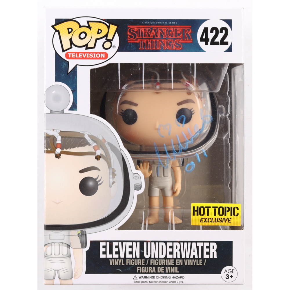 Millie Bobby Brown Signed "Stranger Things" #422 Eleven Underwater ...