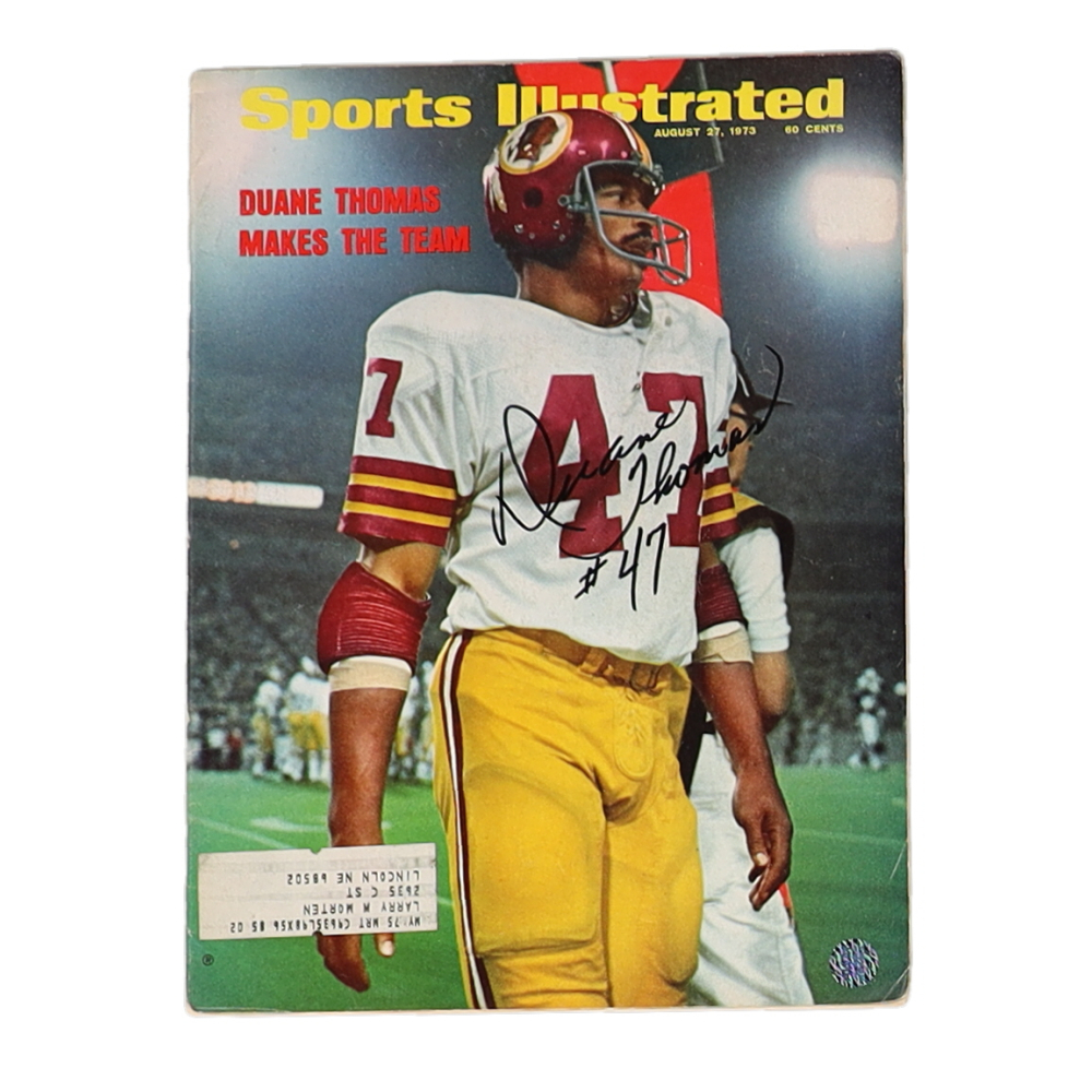 Duane Thomas Signed 1973 Sports Illustrated Magazine (AWM) | Pristine ...