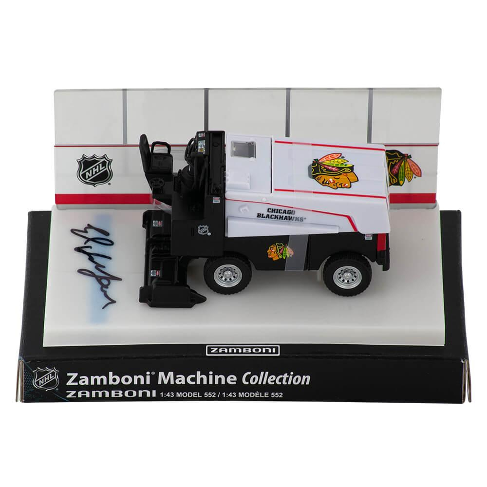 Ed Belfour Signed Blackhawks Mini Zamboni Machine 1:43 Scale Model ...
