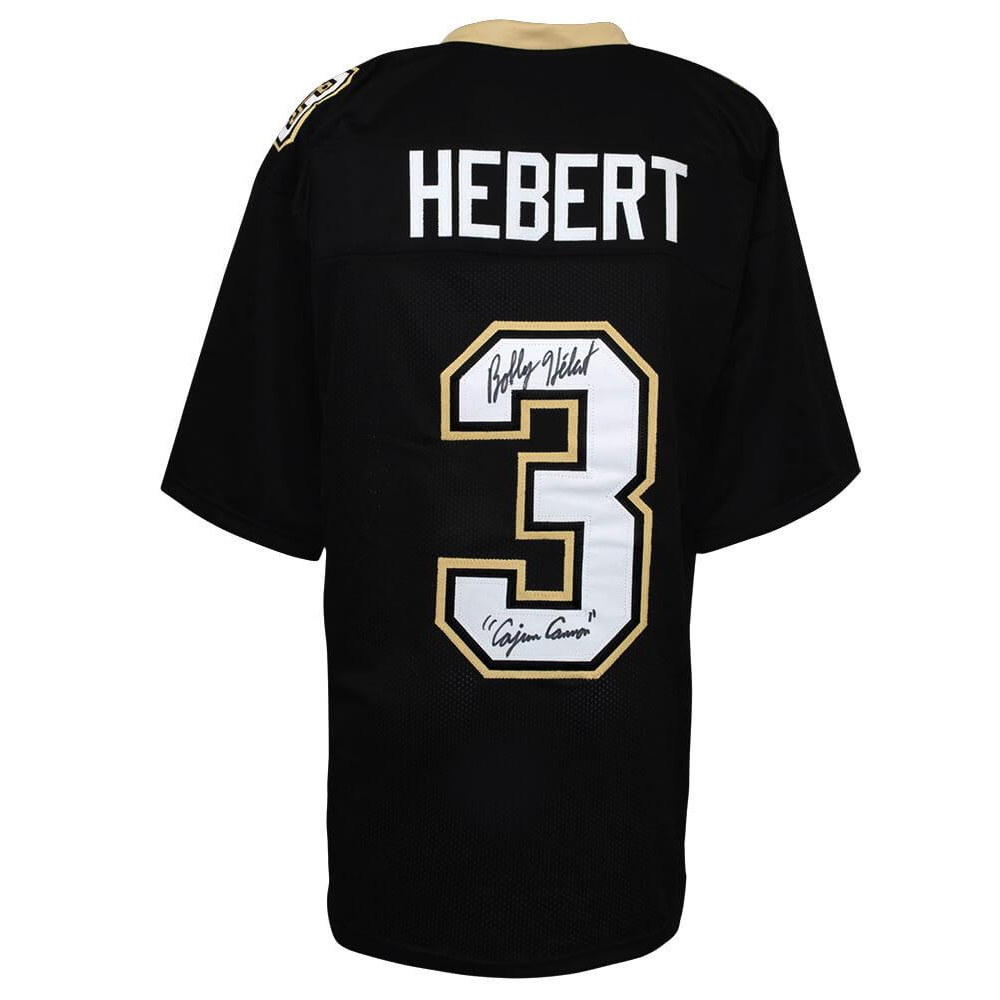 Bobby Hebert Signed Jersey Inscribed "Cajun Cannon" (Schwartz ...