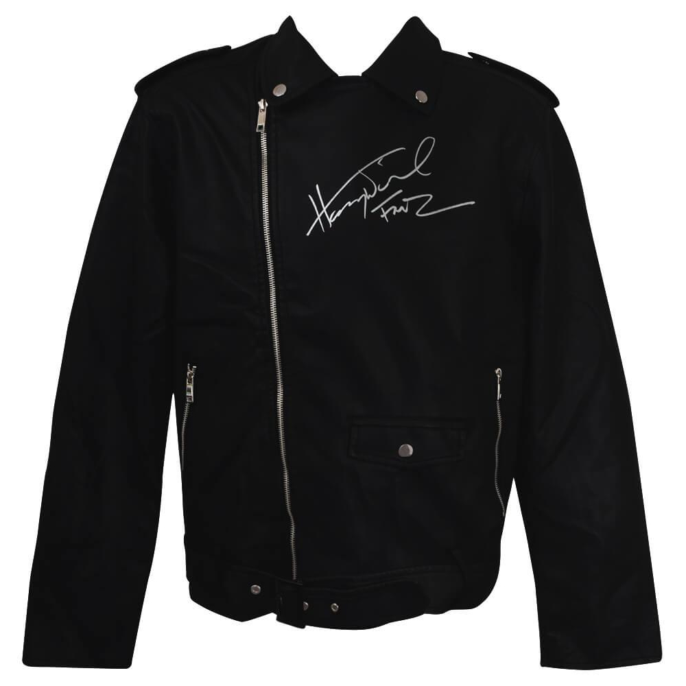 Henry Winkler Signed "Happy Days" Leather Jacket Inscribed "Fonz ...