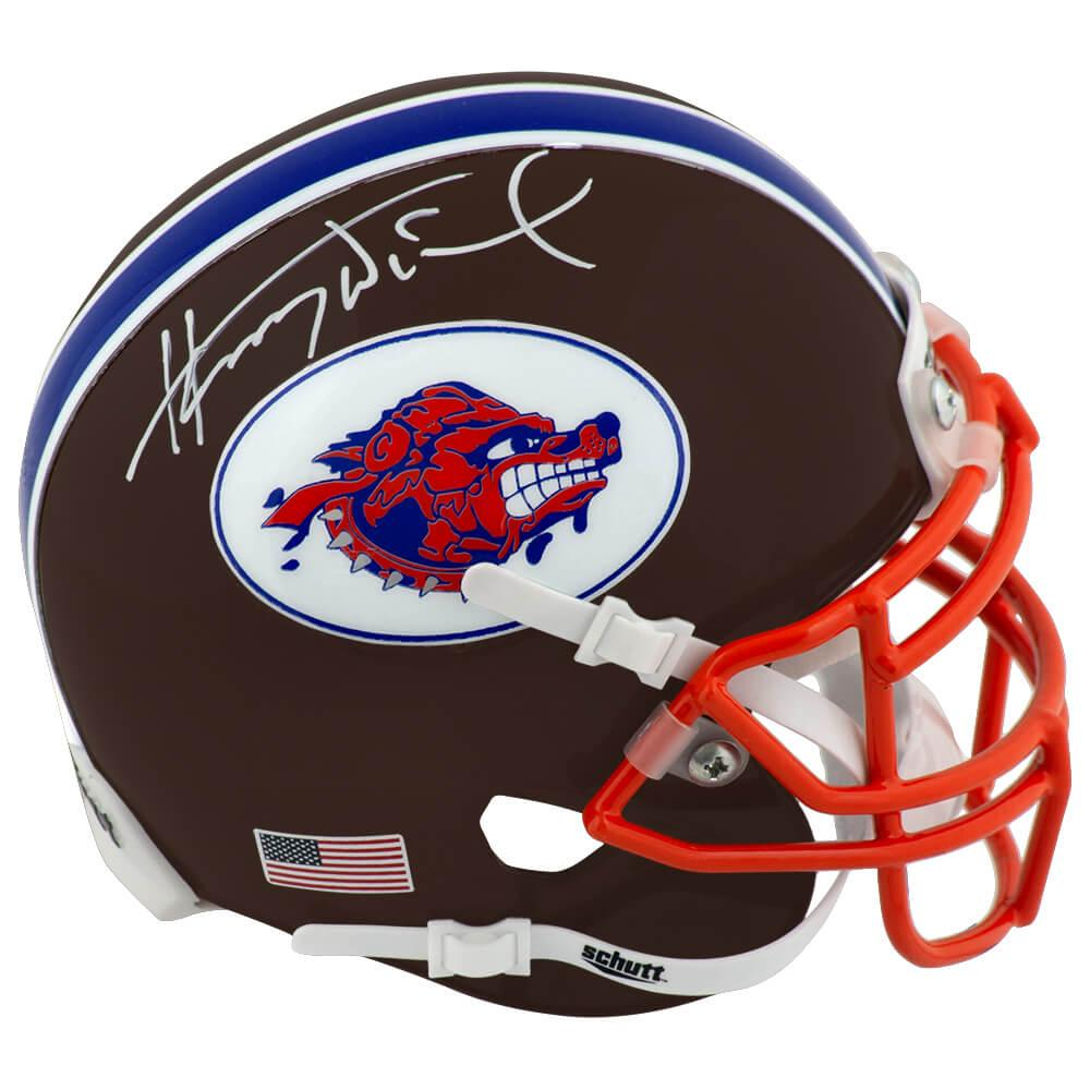 Henry Winkler Signed "The Waterboy" SCLSU Mud Dogs Mini Helmet ...