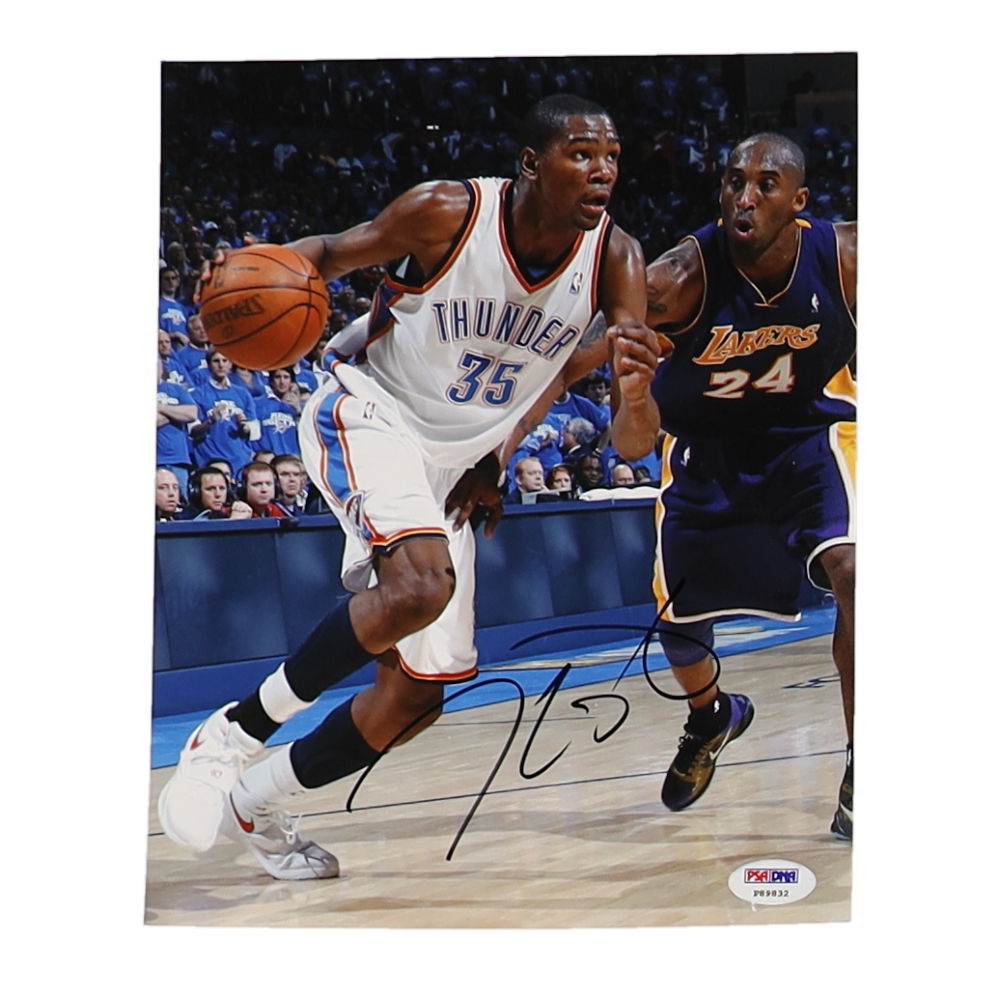 Kevin Durant Signed Thunder 8x10 Photo (PSA) | Pristine Auction
