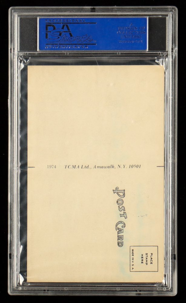 1930's-40's New York Giants Legends Postcard Signed By (6) With George ...