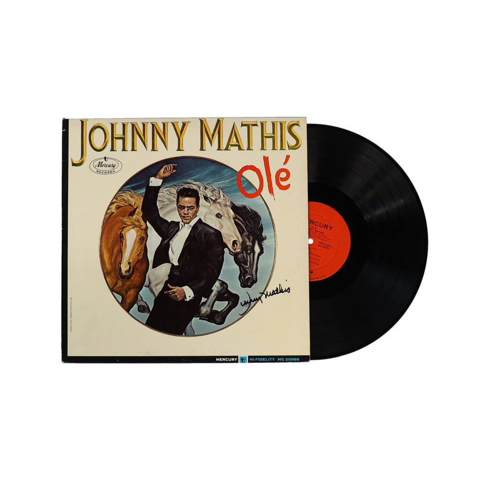 Johnny Mathis Signed "Olé" Vinyl Record Album (JSA) | Pristine Auction