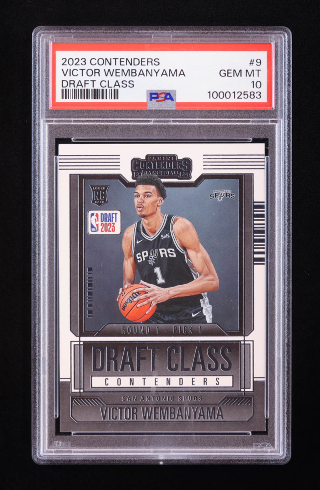Victor Wembanyama 2023-24 Panini Contenders Draft Class Contenders #9 ...