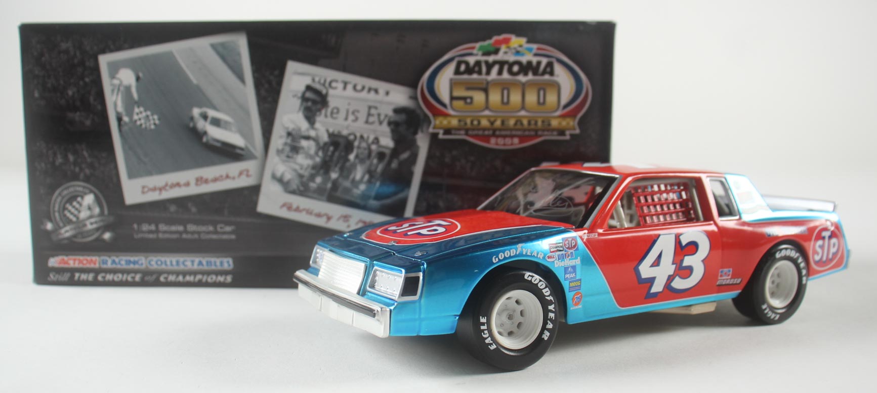 Richard Petty Signed 1981 #43 STP D500 50th Buick Regal Liquid Color 1: ...