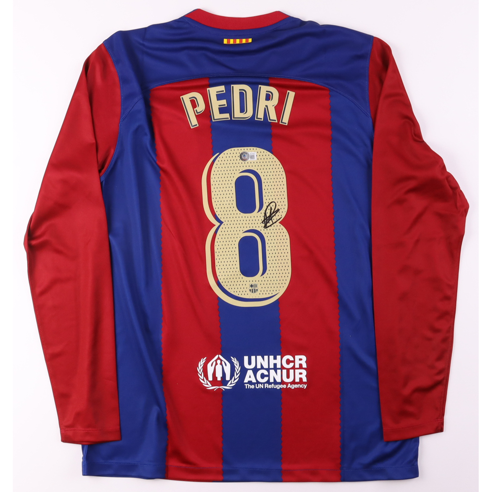 Pedri Signed Nike Authentic Barcelona Jersey (Beckett) | Pristine Auction