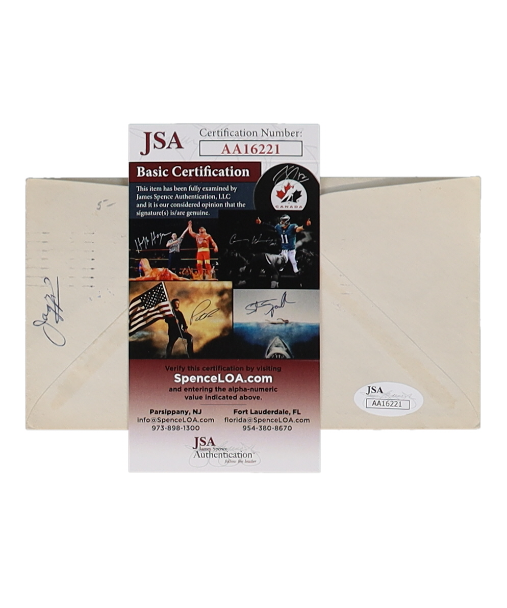 Wallace Bennett, Frank Moss & (1) Other Signed 1944 FDC Cachet (JSA ...