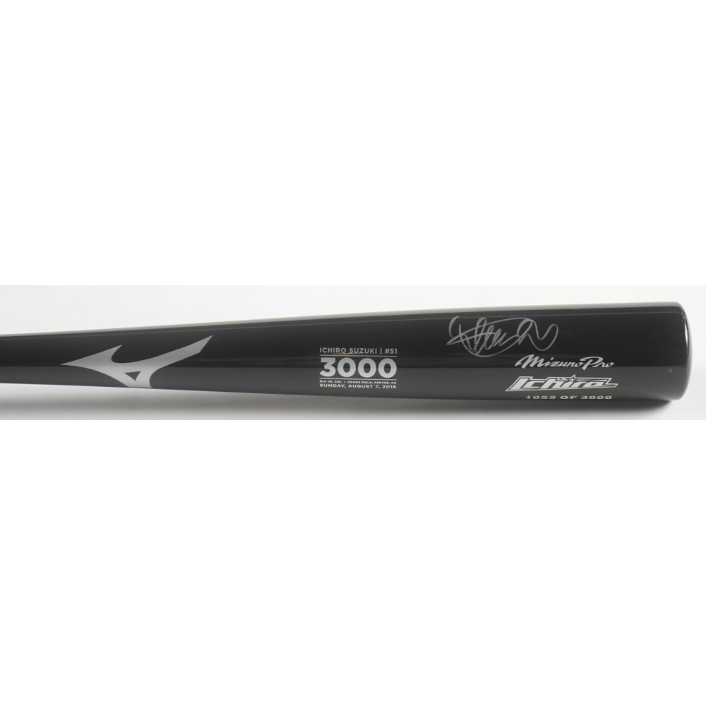Ichiro Suzuki Signed LE Mizuno Pro Player Model 3000th Career Hit ...
